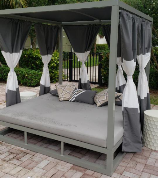Daybed with Canopy E-5000 | Florida Patio: Patio Furniture