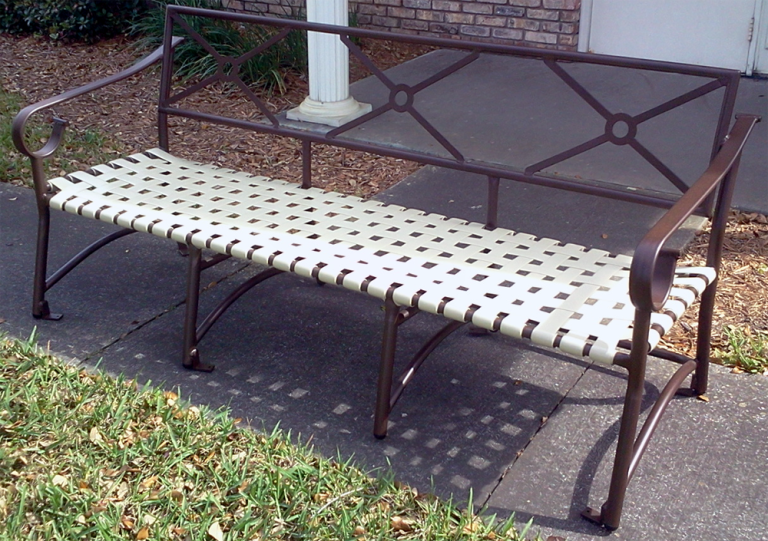Strap Bench S-255CD | Florida Patio: Patio Furniture